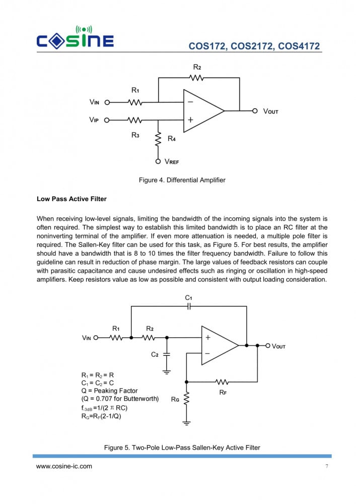 COS2172SRA datasheet page 7
