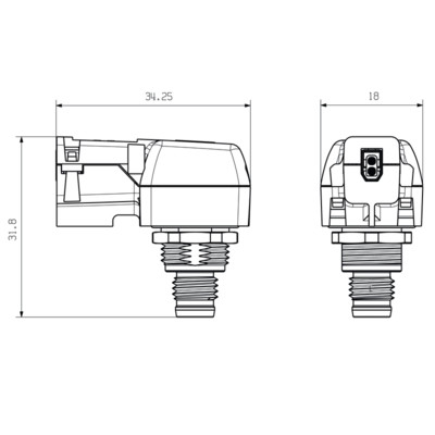 WEIDMULLER 1534760000 Modular Ethernet Connector Jack