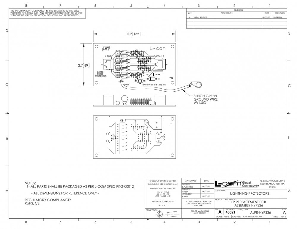 ALPR-HYP326 technical document page