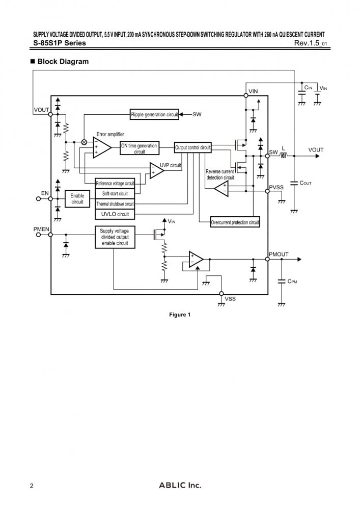 ABLIC S-85S1P datasheet page 2