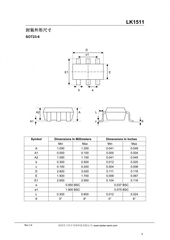 LK1511B datasheet page 6