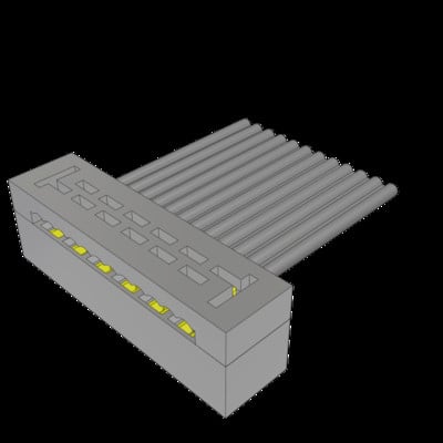 Samtec TCSD-06-01-N Free Hanging Panel Mount Chip