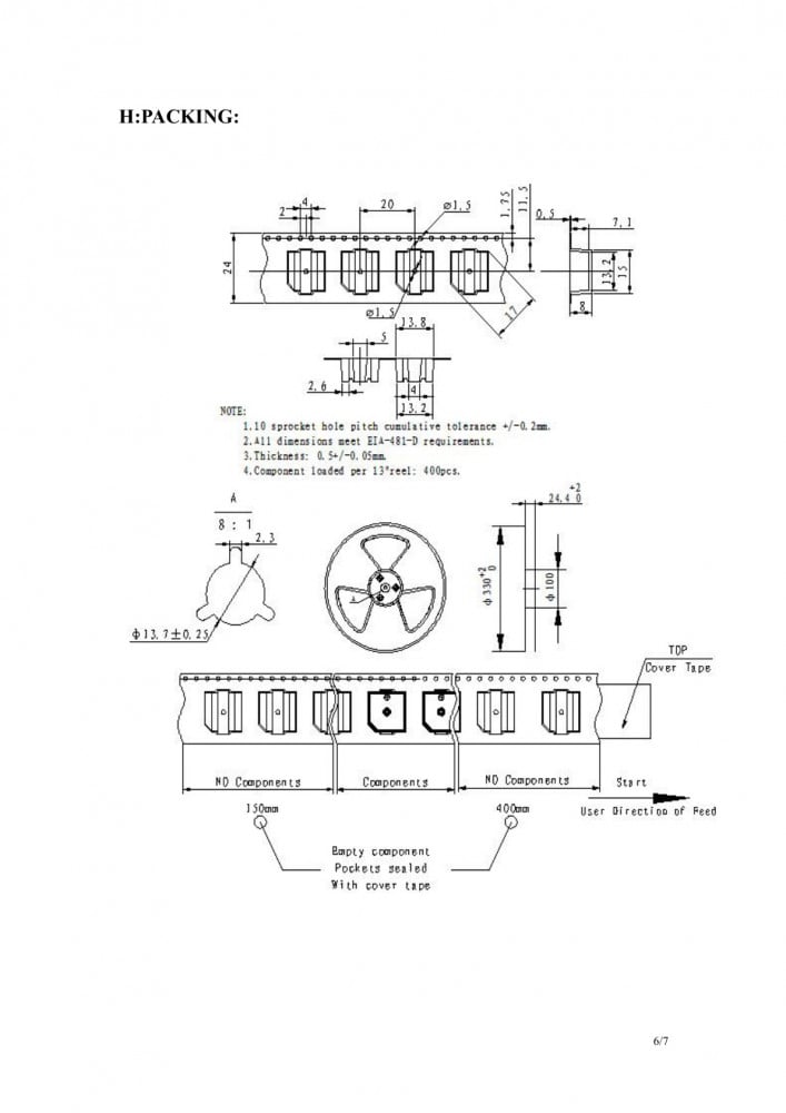 GSC1370YA-3V4000 specification page 6
