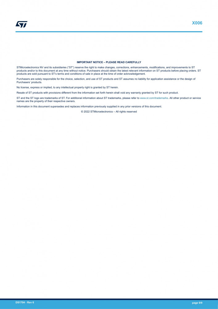 X006 SCR datasheet page 9