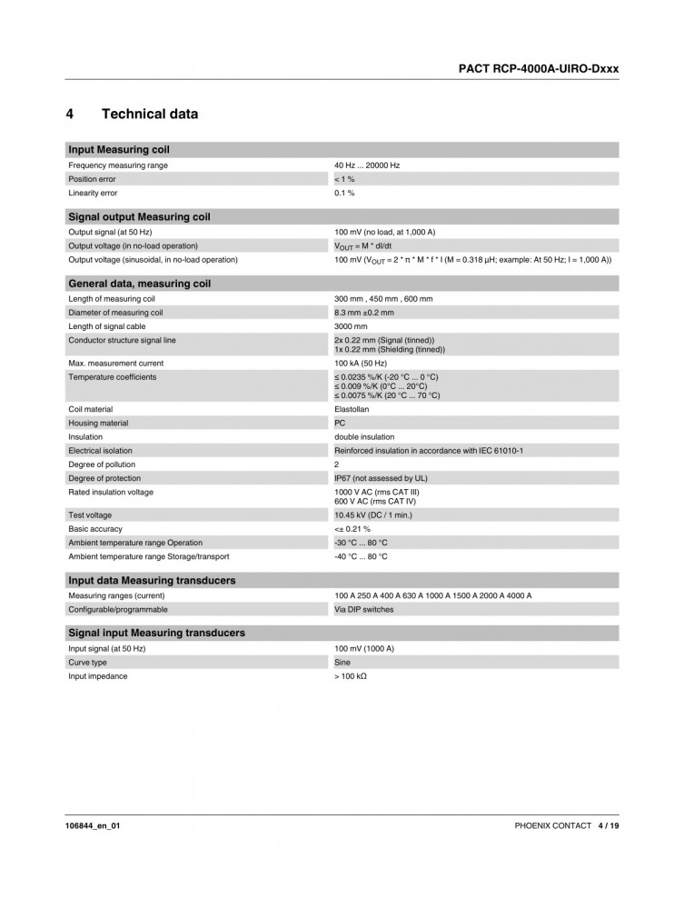 Phoenix Contact 2906231 technical document page 4