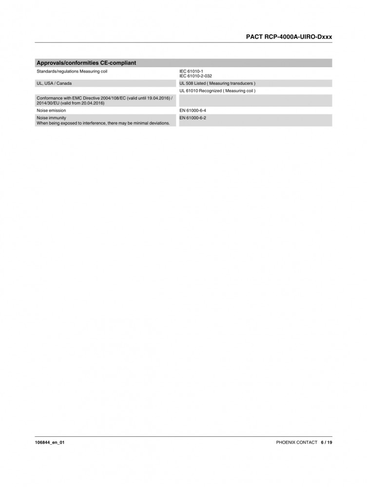 Phoenix Contact 2906231 technical document page 6
