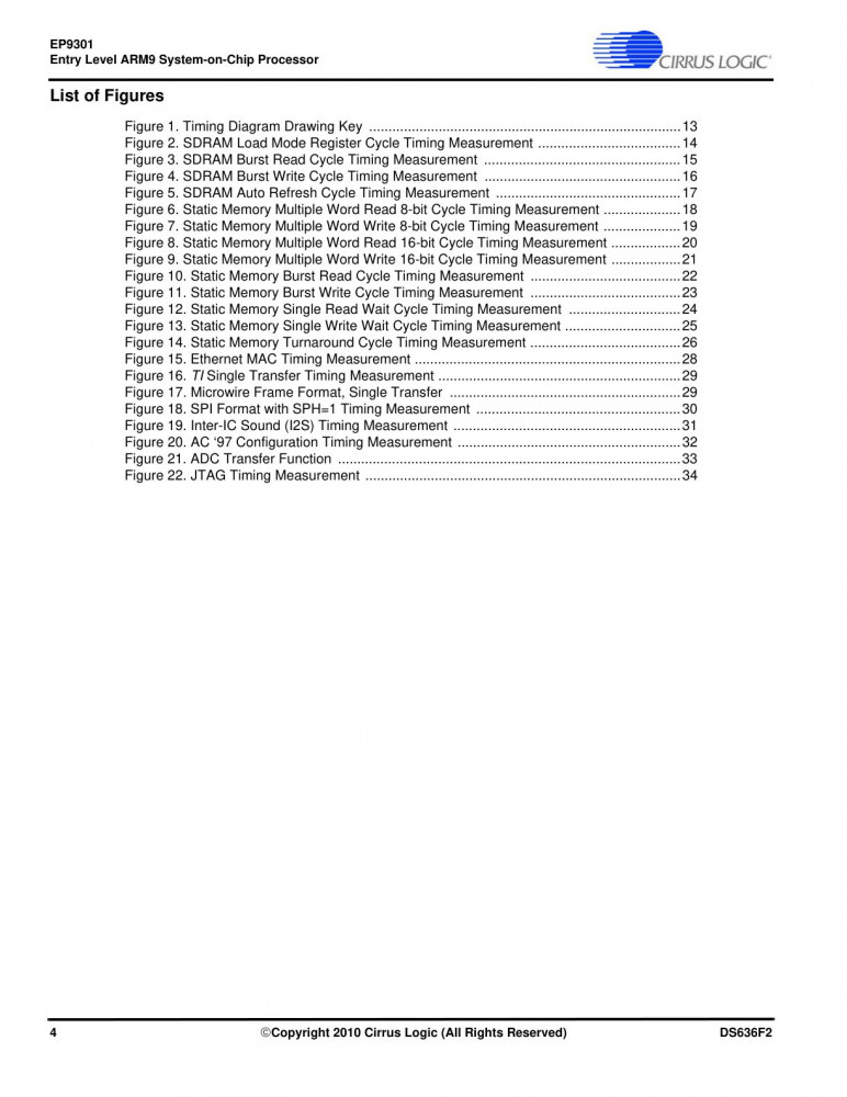 EP9301 datasheet page 4