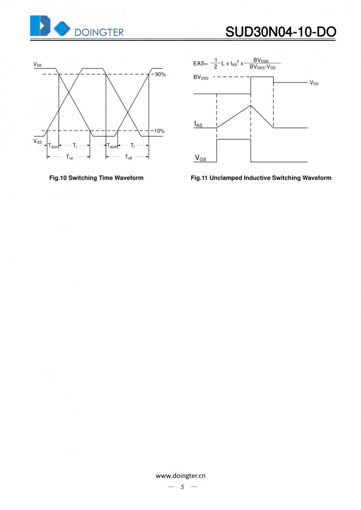 SUD30N04-10-DO datasheet page 5