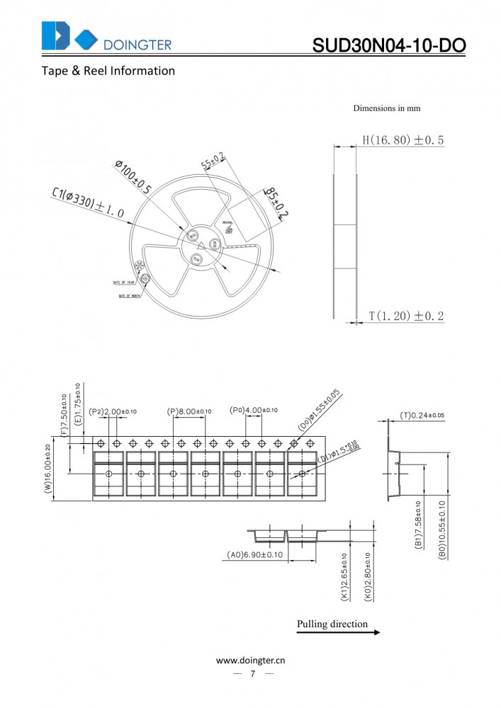 SUD30N04-10-DO datasheet page 7