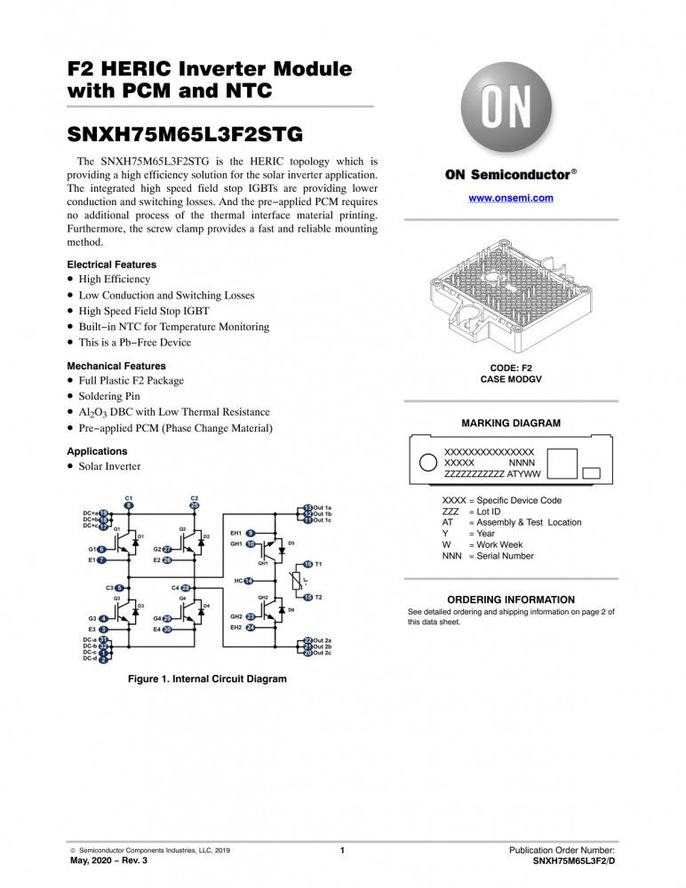SNXH75M65L3F2STG datasheet page 1