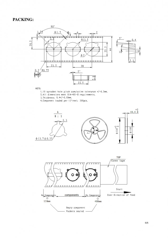 GSC2270YB-3V4000 specification page 6