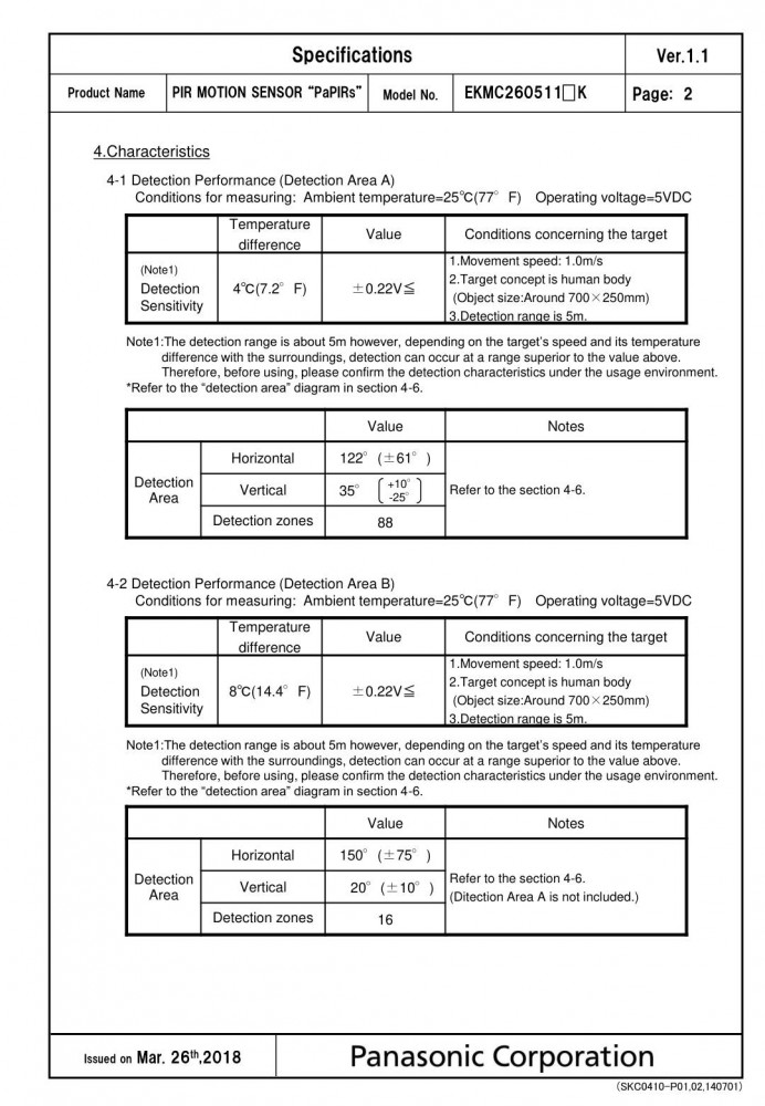 EKMC2605112K specification page 2