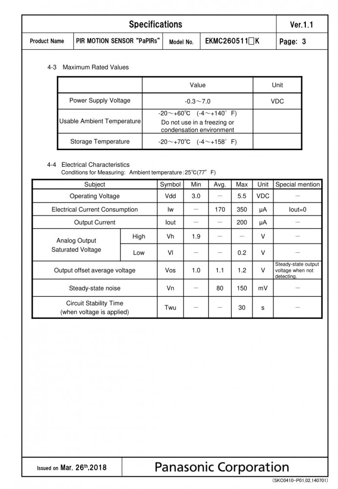 EKMC2605112K specification page 3