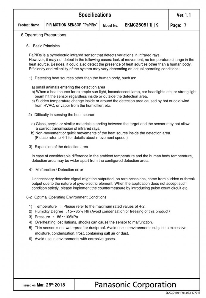 EKMC2605112K specification page 7