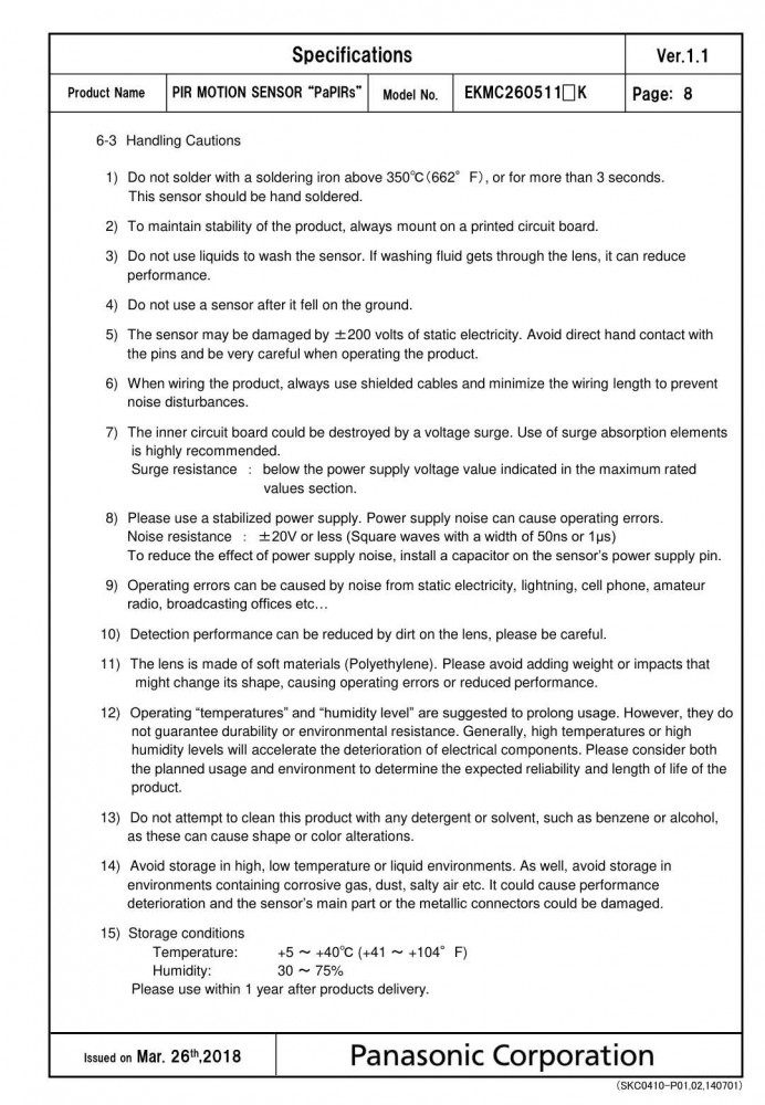 EKMC2605112K specification page 8