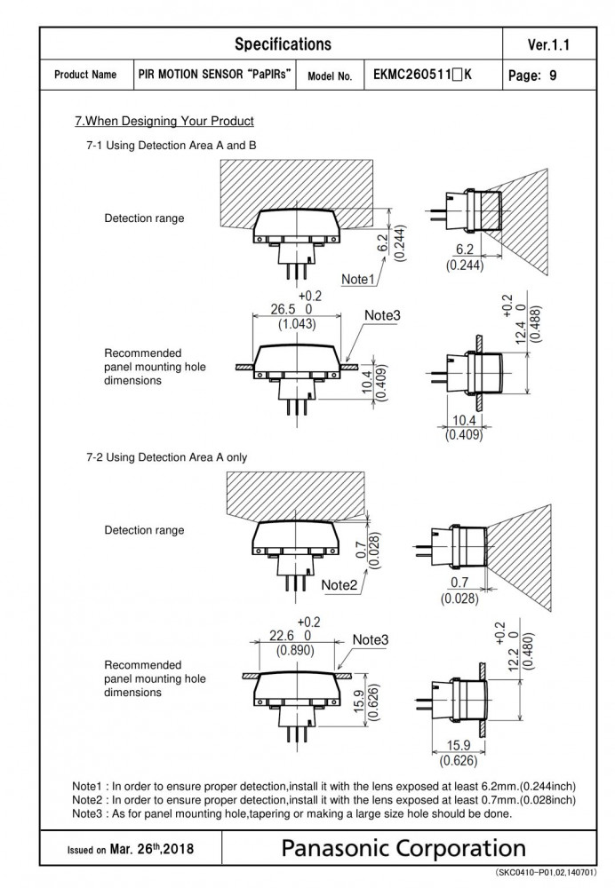 EKMC2605112K specification page 9