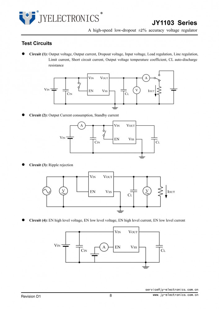 JY1103 datasheet page 8