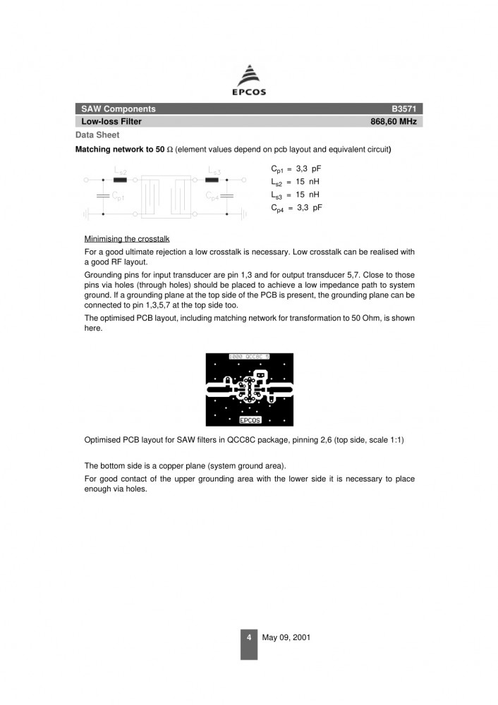 B3571 data sheet page 4