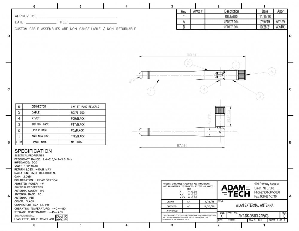 ANT-DK-DB1DI-2AB(C)- technical document preview