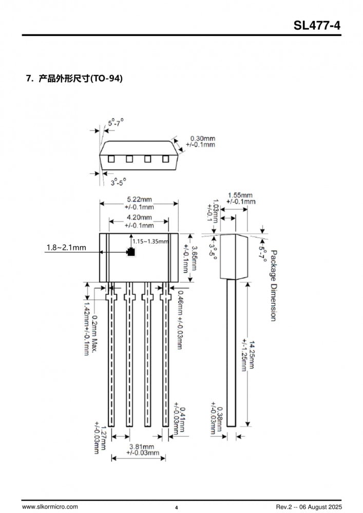SL477-4 datasheet page 4
