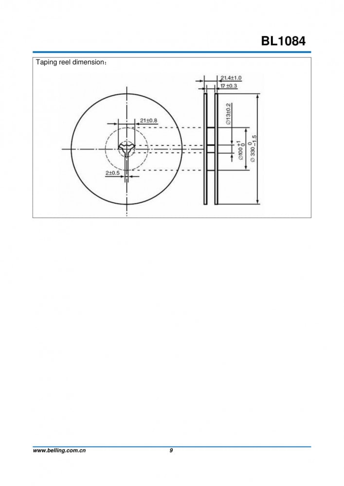 BL1084 datasheet page 9