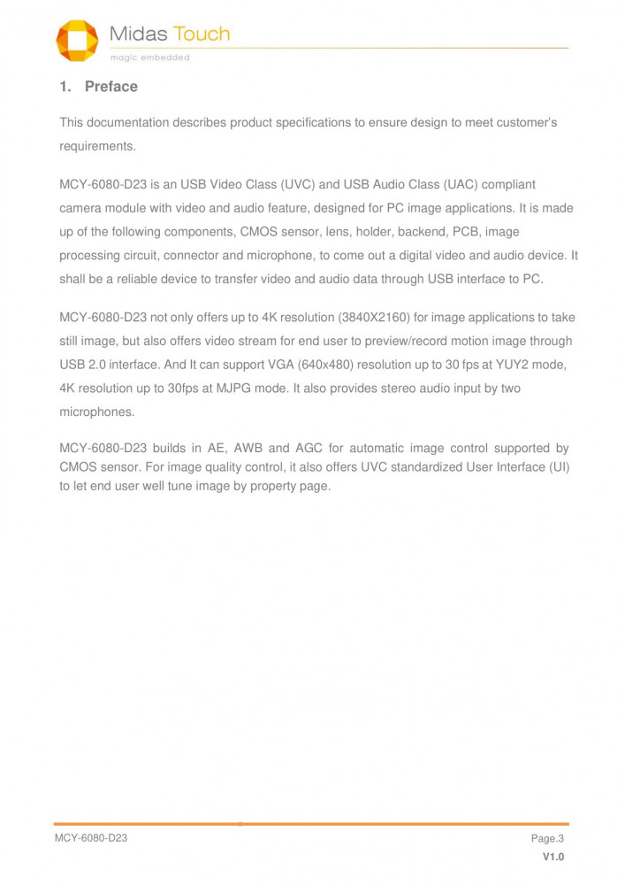 MCY-6080 datasheet page 4