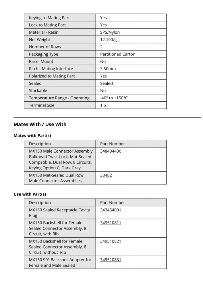 MOLEX 334724922 technical document image 3