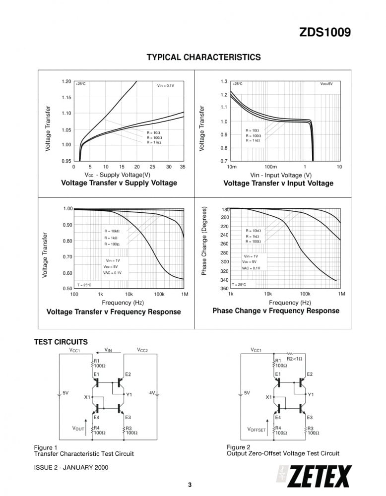 ZDS1009 datasheet page 3