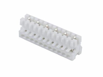 5.00mm Appli-Mate RAST 2.5 IDT Housing, Direct/Indirect, Female, 5 Circuits, Position Keys B, C, G, H & I Removed, Green Color Stripe