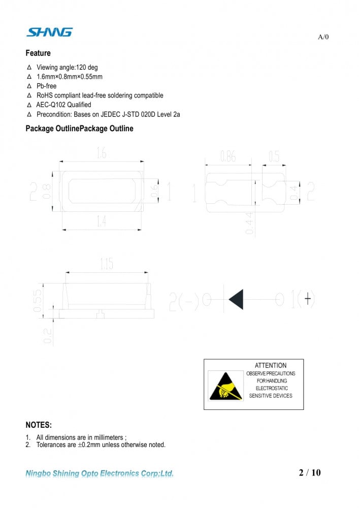 SN-NE1608BAABR-N document page 2