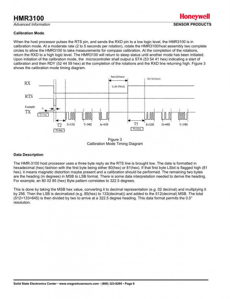 HMR3100 document page 6