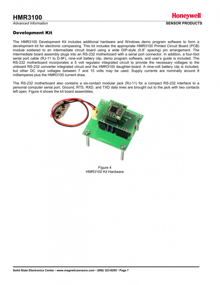 HMR3100 document page 7