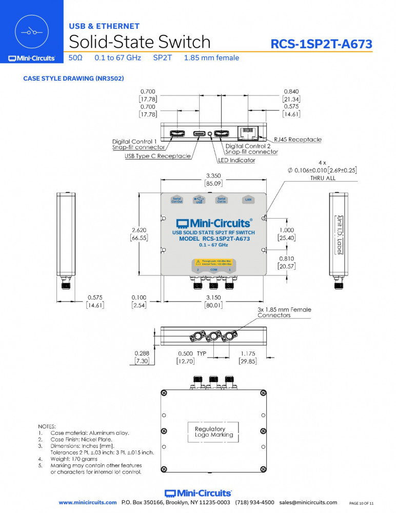 RCS-1SP2T-A673 document page 10