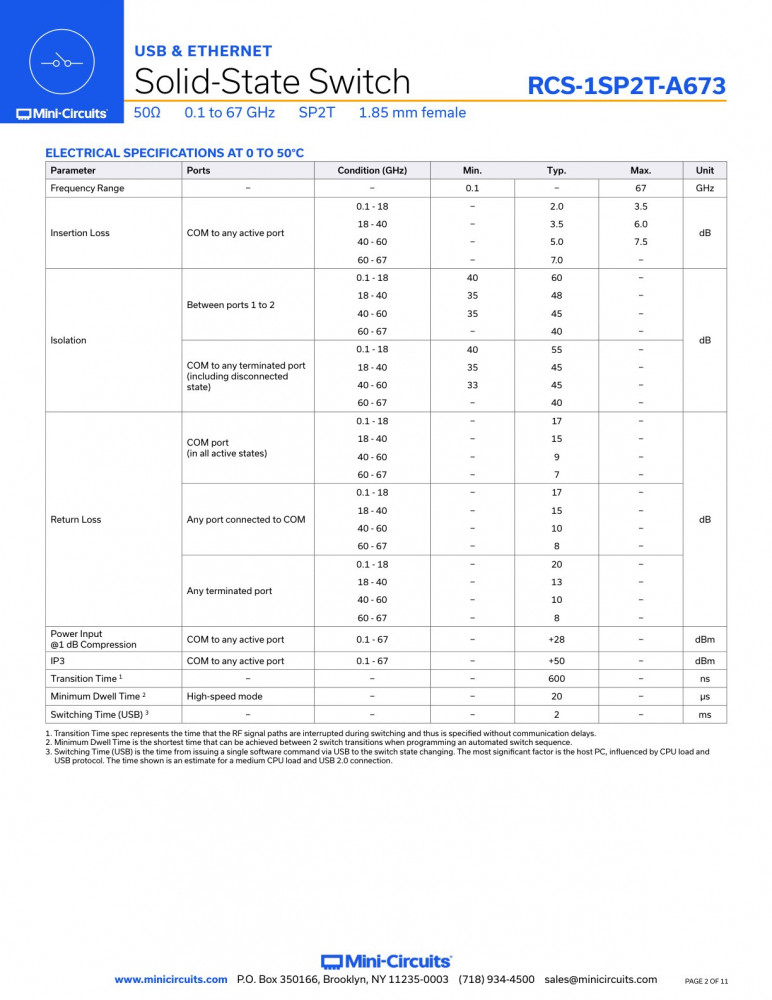RCS-1SP2T-A673 document page 2