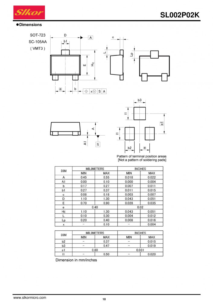 SL002P02K datasheet page 10