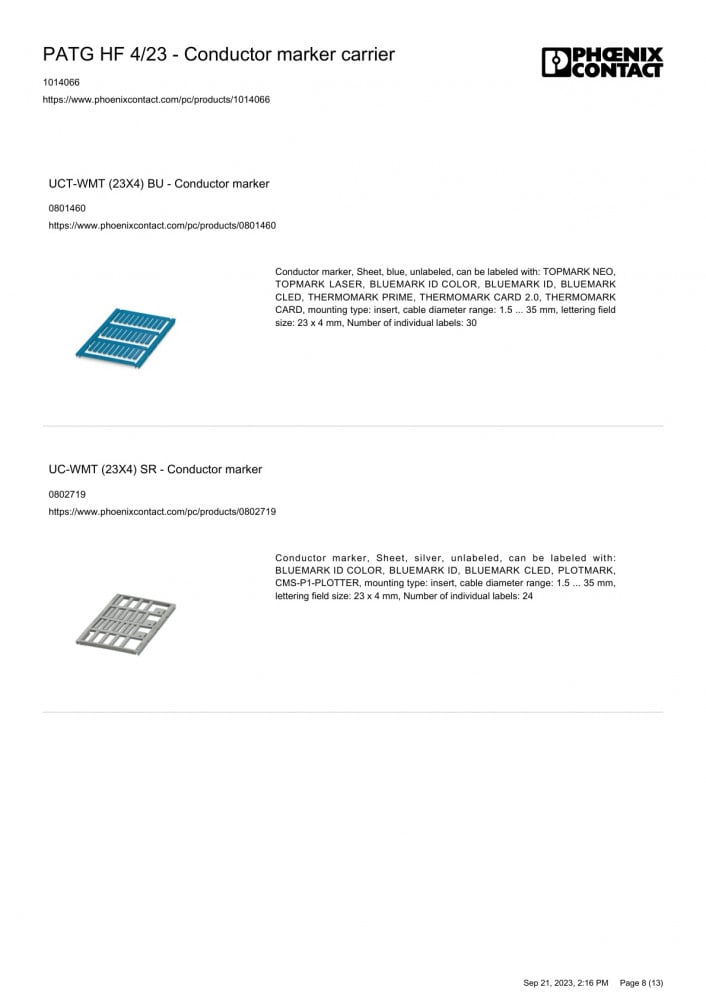 Phoenix Contact 1014066 document page 8