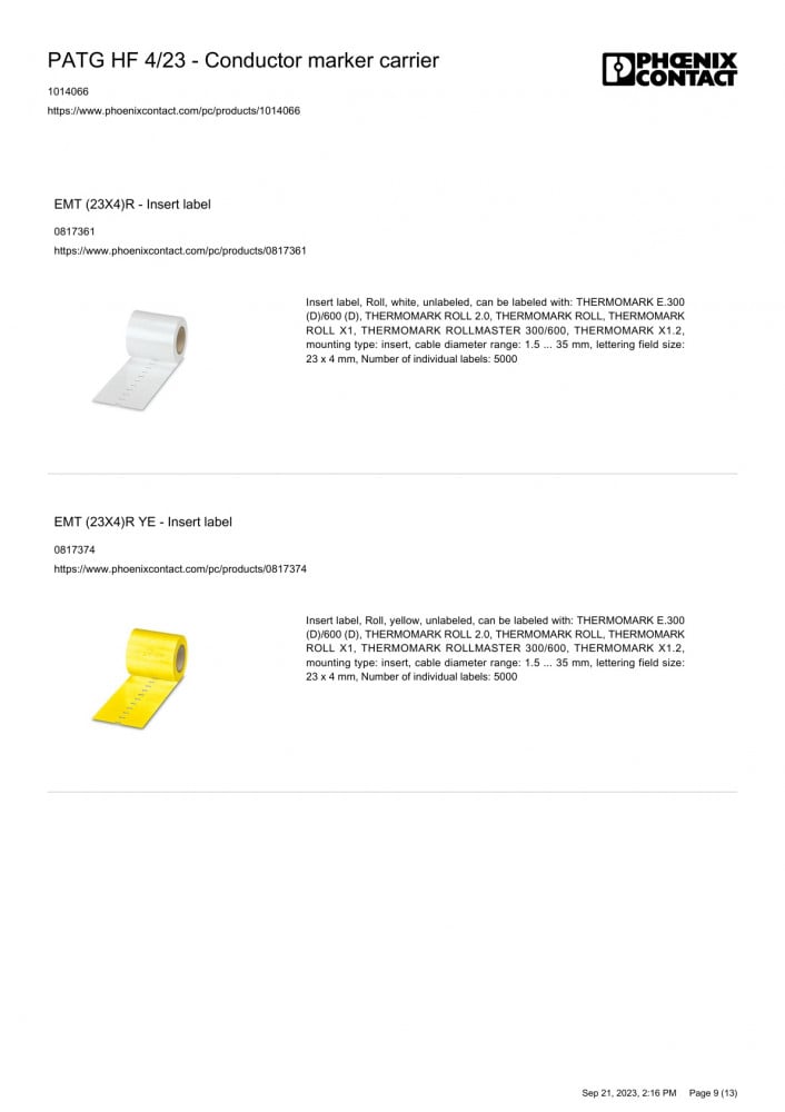 Phoenix Contact 1014066 document page 9