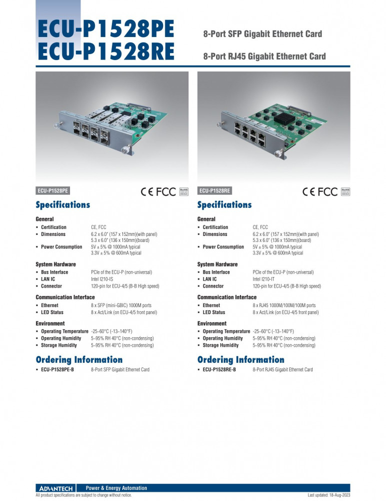 ECU-P1528 technical document page