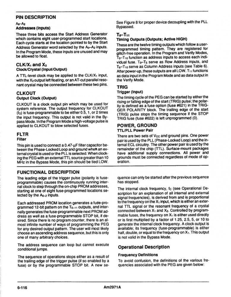 AM2971A datasheet page 5