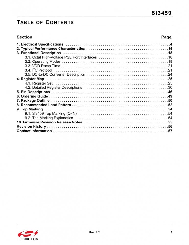SI3459 datasheet page 3