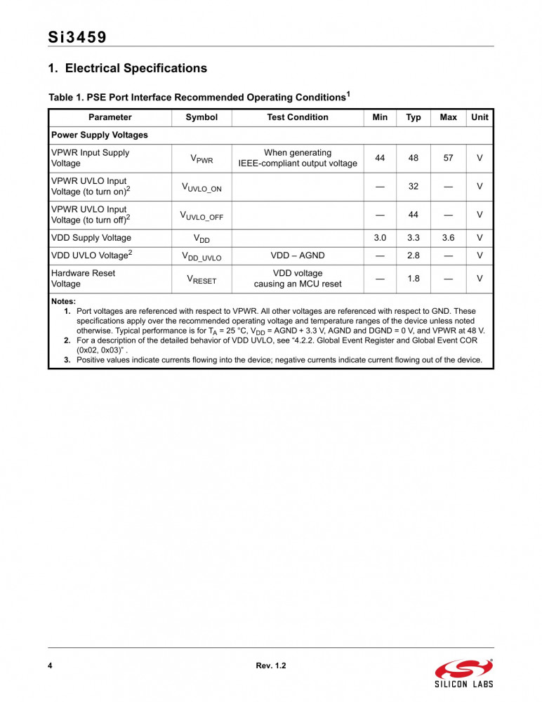 SI3459 datasheet page 4
