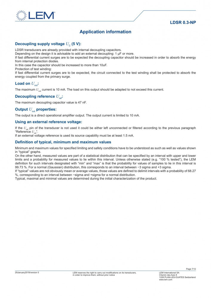 LDSR 0.3-NP datasheet page 7