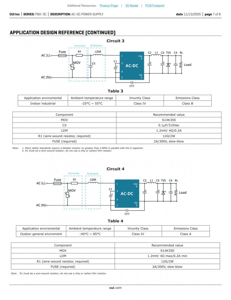 CUI PBO-3C-12 datasheet page 7