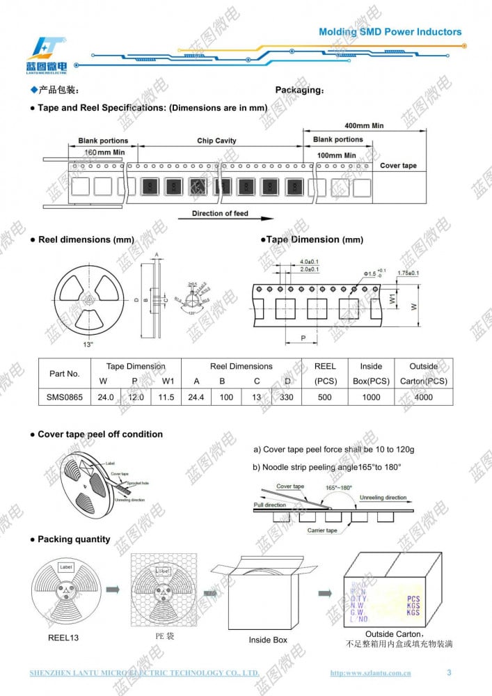 SMS0865-4R7MT datasheet page 3