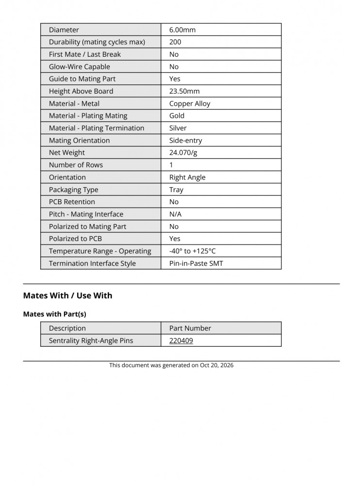 MOLEX 2204131010 technical document image 3