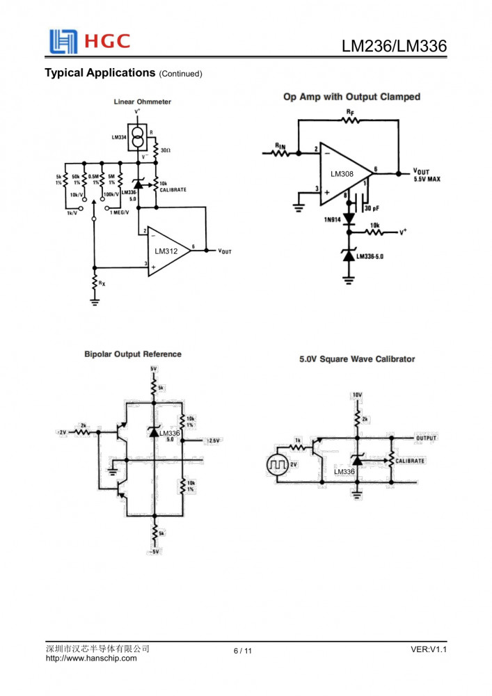 LM336 datasheet page 6