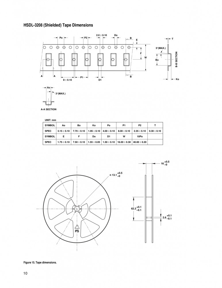 HSDL-3208 datasheet page 10