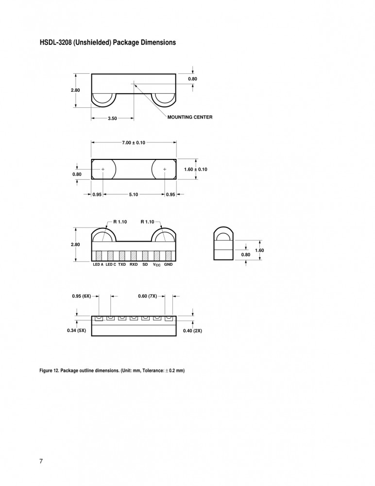 HSDL-3208 datasheet page 7