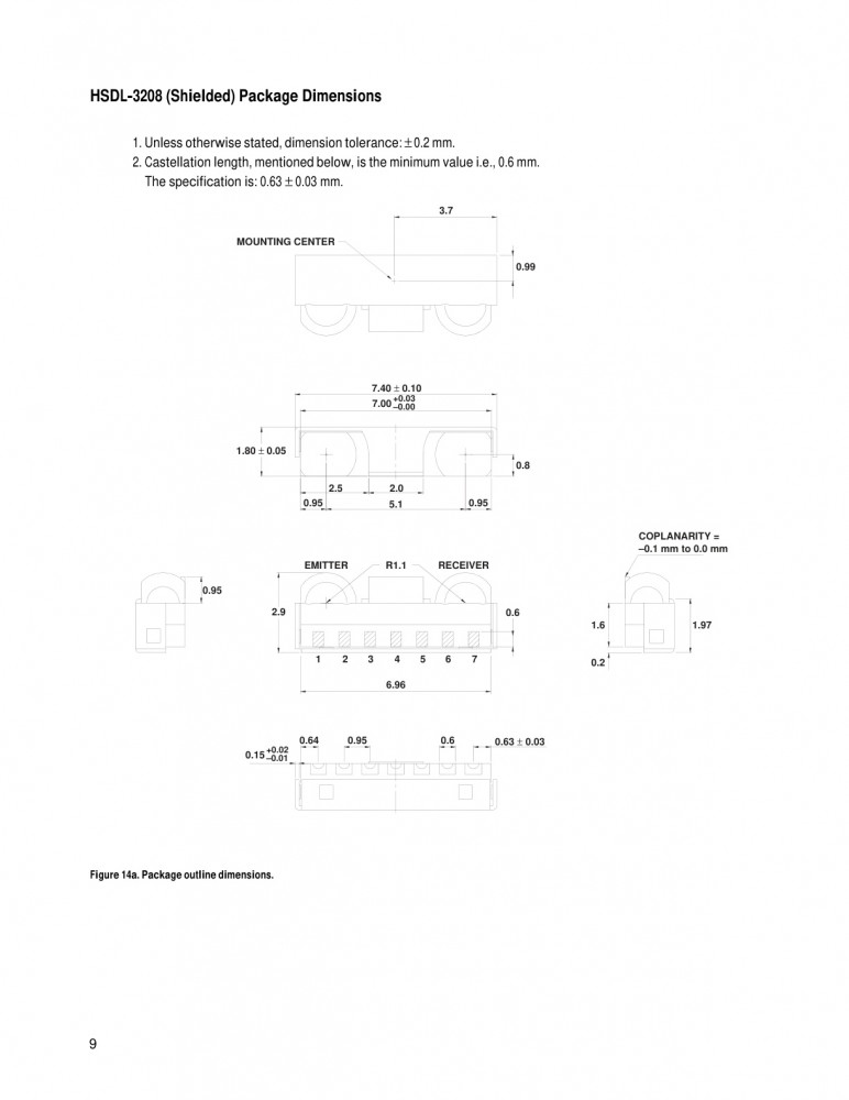 HSDL-3208 datasheet page 9