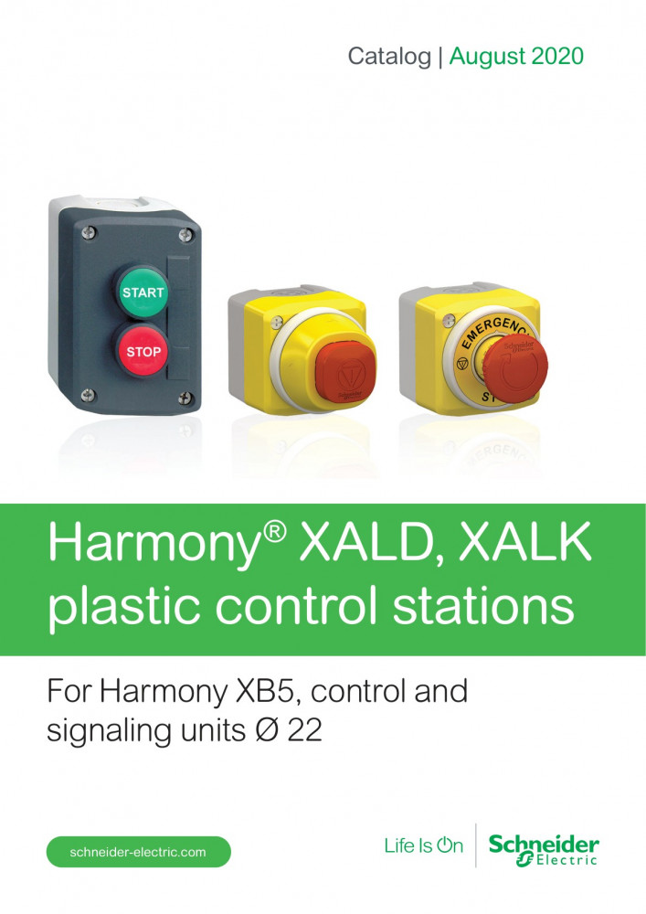 Schneider Harmony documentation page 1